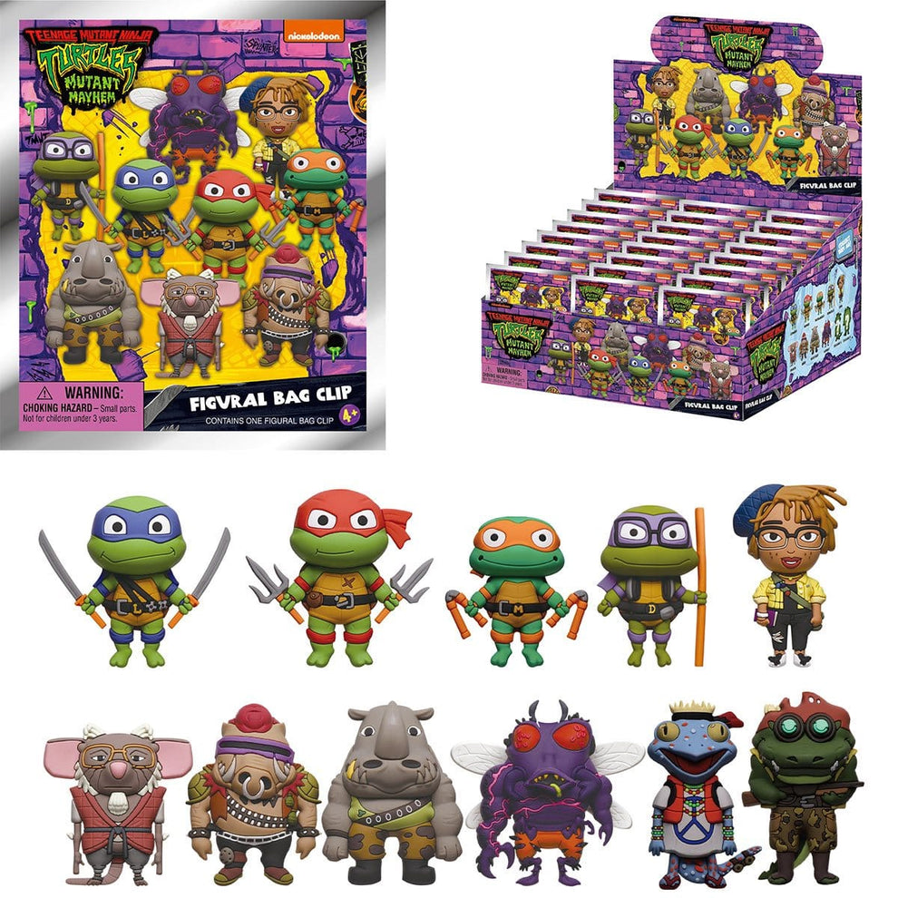 Monogram TMNT: Mutant Mayhem Collectible 3D Figure Bag Clip ...