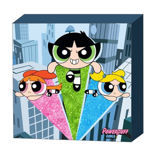 Silver Buffalo Cartoon Network Powerpuff Girls Trio Glitter MDF Box ...