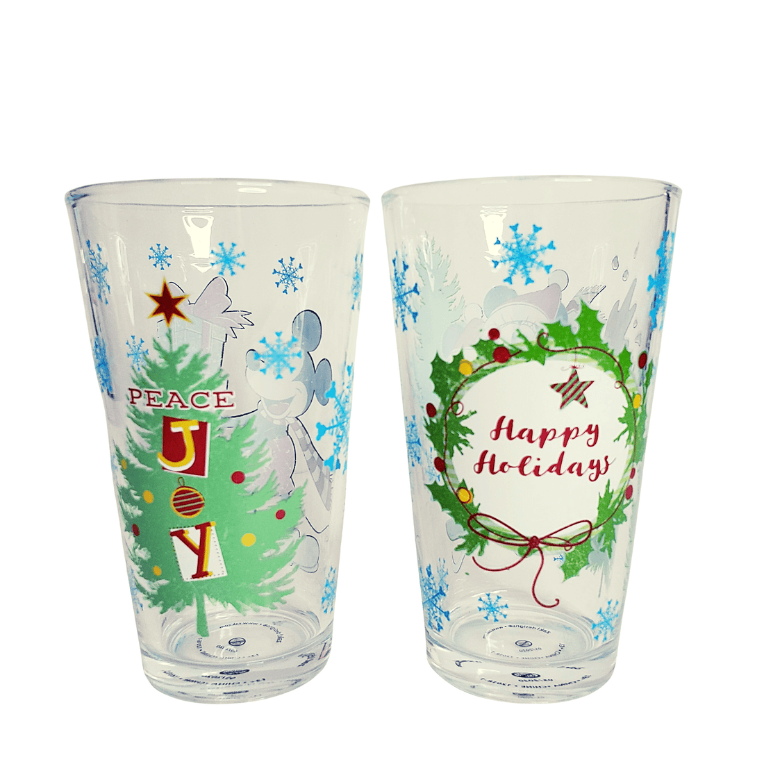 Disney Mickey & Minnie Mouse Pint Glassware Set 16oz – Collective Hobbees